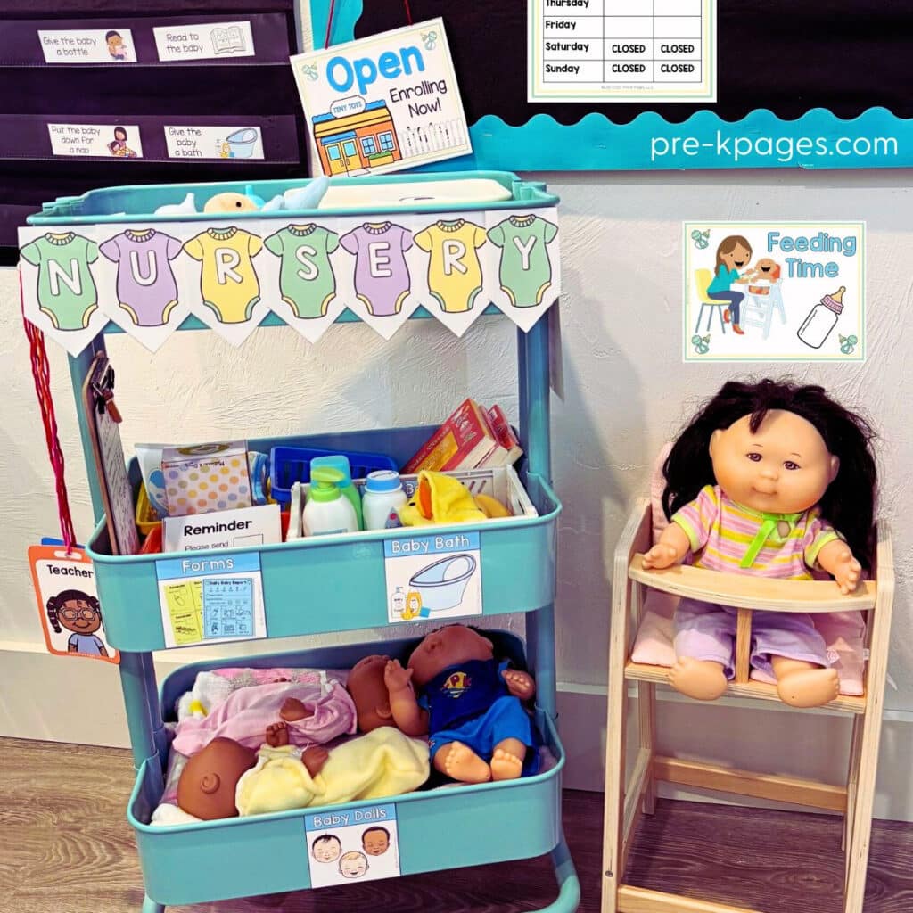 Baby Doll Nursery Dramatic Play