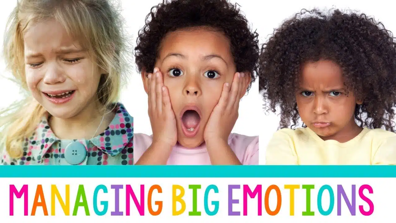 Managing Big Emotions in Preschoolers: Social Emotional Learning Tips ...