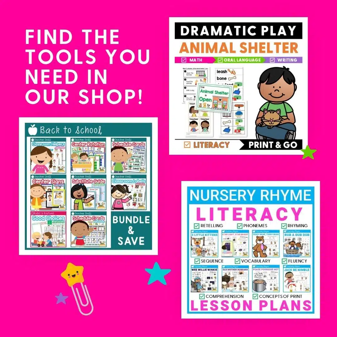 Printable Dramatic Play Labels