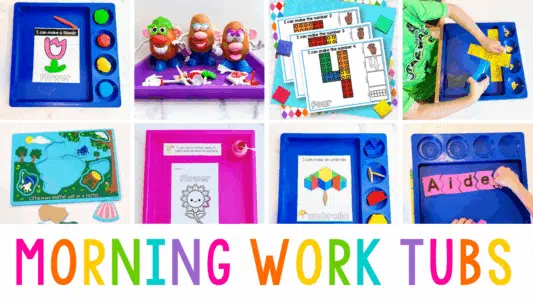 Morning Work Tubs for Preschool - Pre-K Pages