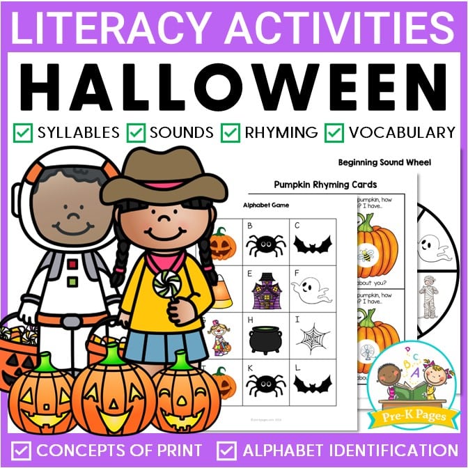 Pumpkin and Halloween Mega Savings for Preschool - Pre-K Pages