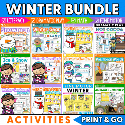 The Jacket I Wear in the Snow: Winter Drawing Activity - Pre-K Pages