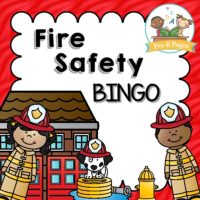 Fire Safety Bingo Game - Pre-K Pages