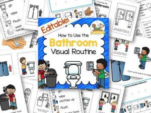 Bathroom Visual Routine - Pre-K Pages