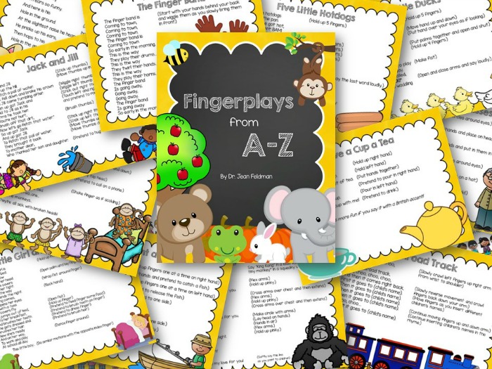 Fingerplays from A-Z - Pre-K Pages
