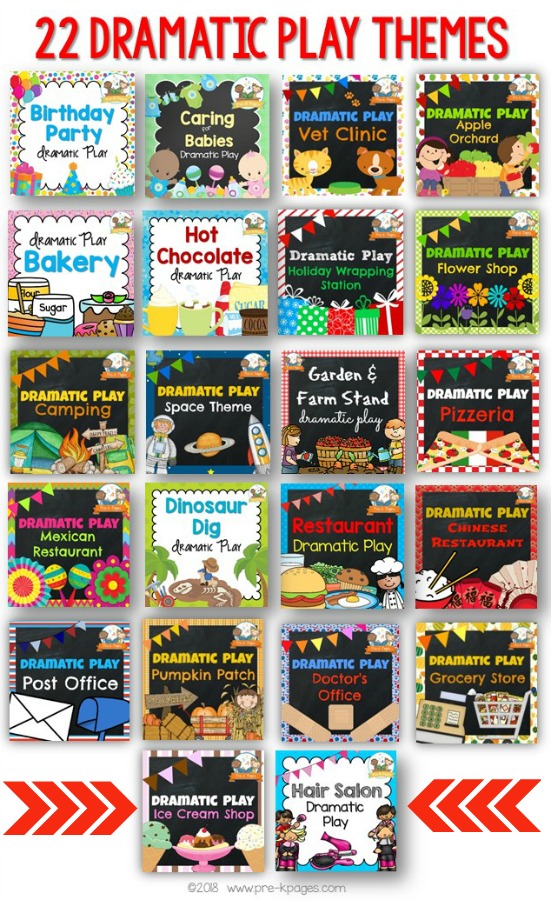 Dramatic Play Power Pack - Pre-K Pages