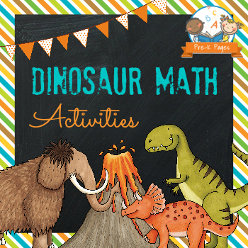 Dinosaur Math - Pre-K Pages