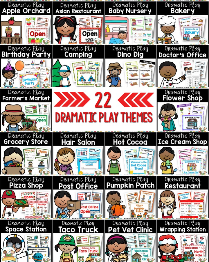 Dramatic Play Power Pack - Pre-K Pages