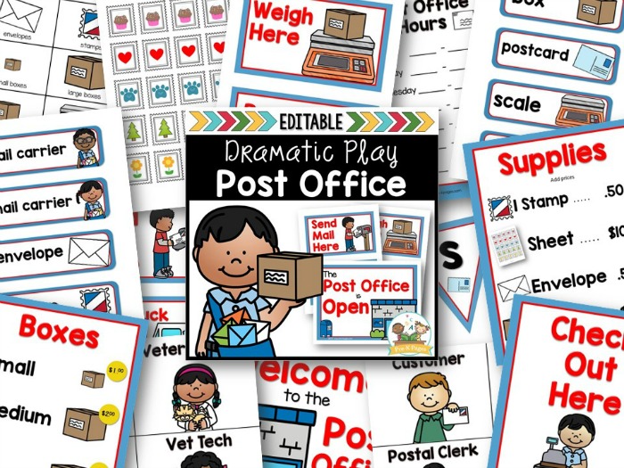Dramatic Play Post Office - Pre-K Pages