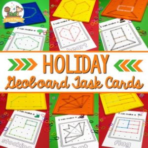 Holiday Geoboards Bundle - Pre-K Pages