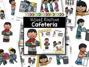 Cafeteria Visual Routine - Pre-K Pages