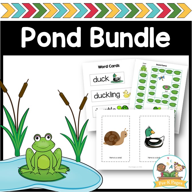 Pond Theme Bundle - Pre-K Pages