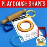 2D Play Dough Shape Mats - Pre-K Pages