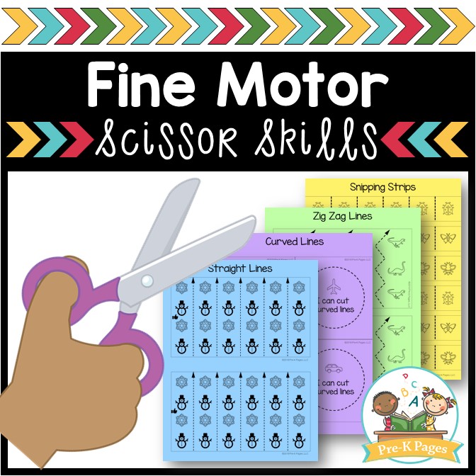 Pets Theme Fine Motor: Scissor Skills - Pre-K Pages