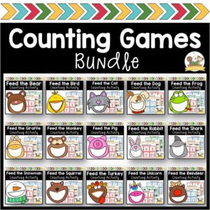 Feed the Counting Games Bundle - Pre-K Pages