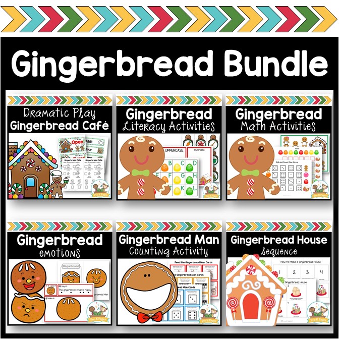 Gingerbread Man Bundle - Pre-K Pages