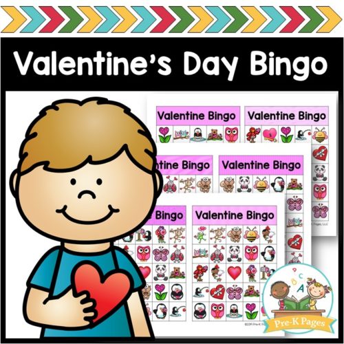 Valentine Bingo - Pre-K Pages
