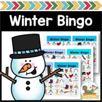 Winter Bingo Game - Pre-K Pages