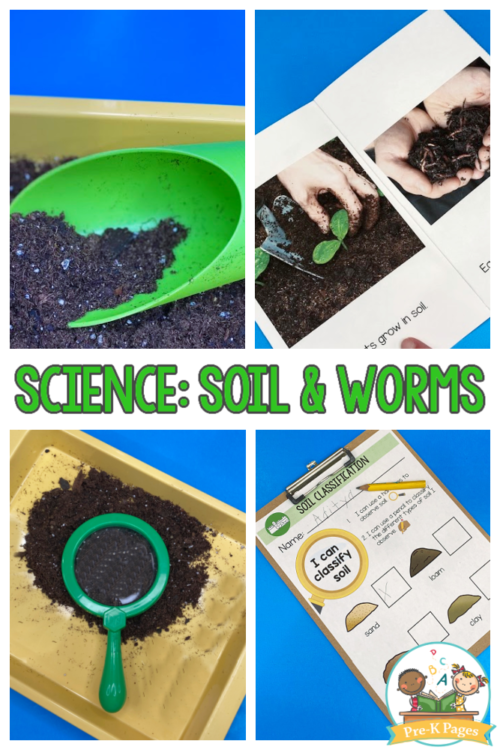 Science Unit: Soil and Worms - Pre-K Pages
