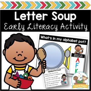 Alphabet Soup Literacy Activity | Letter Recognition for Preschool and ...