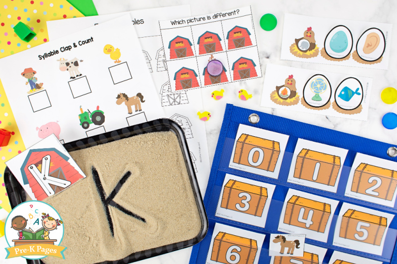 Farm Lesson Plan Bundle | Preschool and Pre-K - Pre-K Pages