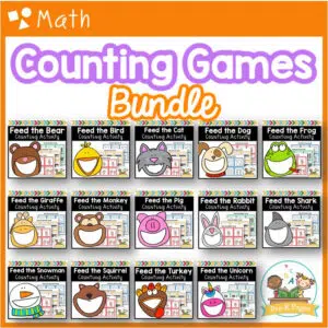 Feed the Counting Games Bundle - Pre-K Pages