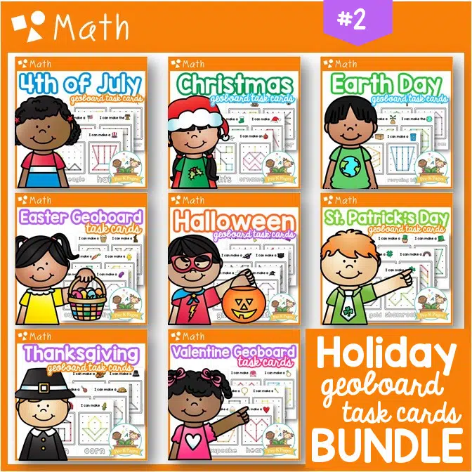 Holiday Geoboards Bundle - Pre-K Pages