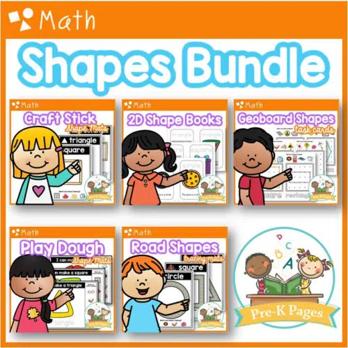 Shapes Bundle - Pre-K Pages