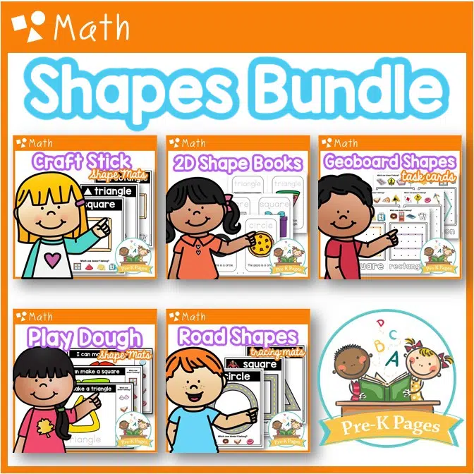 Shapes Bundle - Pre-K Pages