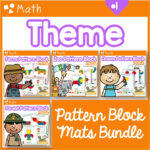 Pattern Block Number Mats - Pre-K Pages