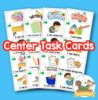"I Can" Center Task Cards - Pre-K Pages