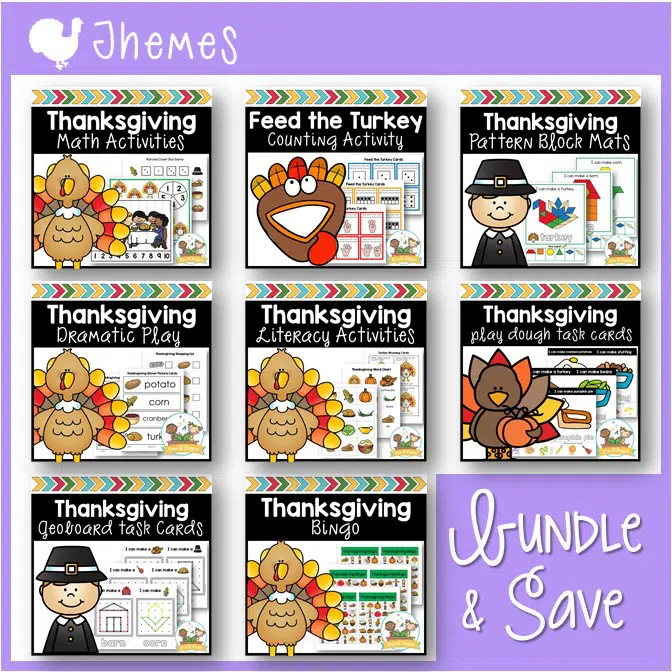 The Ultimate Pre-K Thanksgiving Lesson Plan Bundle - Pre-K Pages