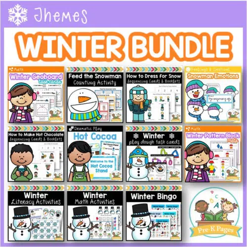 The Ultimate Pre-K Winter Lesson Plan Bundle - Pre-K Pages