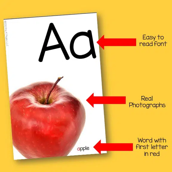 Alphabet Wall Posters with Real Photos - Pre-K Pages