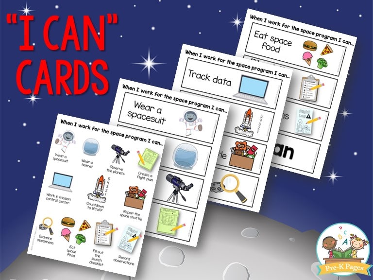 Space Dramatic Play Center for Preschool - Pre-K Pages