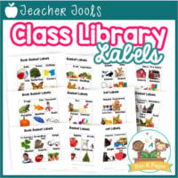 Printable Book Box Labels | Classroom Library
