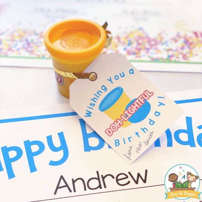 Birthday Certificates, Display, Student Gift Tags | Real Photos - Pre-K ...