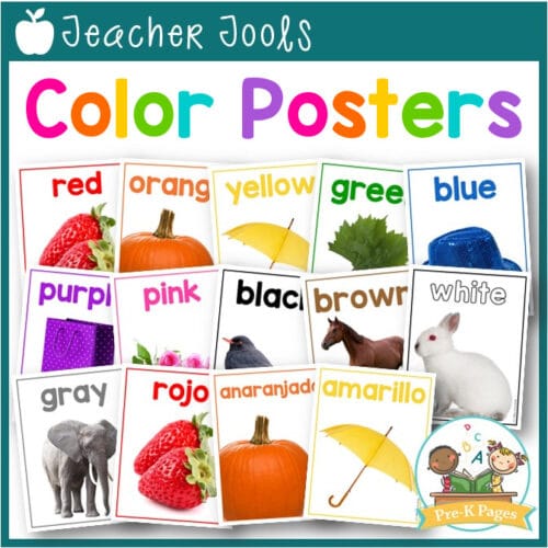 Colors Posters | Real Photographs - Pre-K Pages
