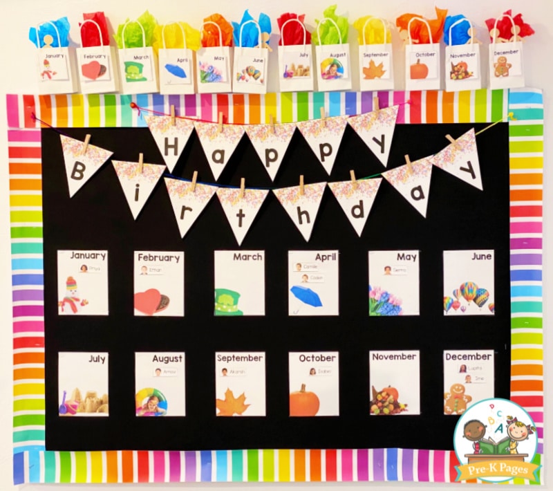 Birthday Certificates, Display, Student Gift Tags | Real Photos - Pre-K ...