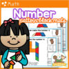 Pattern Block Number Mats - Pre-K Pages