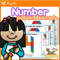 Building Brick Number Mats - Pre-K Pages