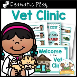 Vet Animal Hospital Dramatic Play