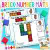 Building Brick Number Mats - Pre-K Pages