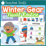 How to Dress for Winter Visual Routine - Pre-K Pages