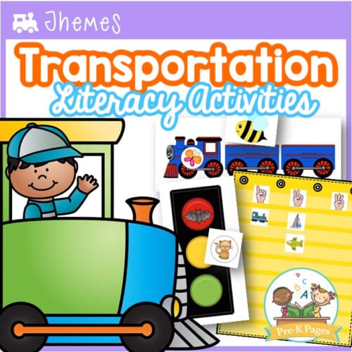 Transportation Play Dough Mats - Pre-K Pages