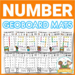Geoboard Number Mats for Preschool & Pre-K - Pre-K Pages