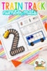 Train Track Number Mats for Preschool & Pre-K - Pre-K Pages