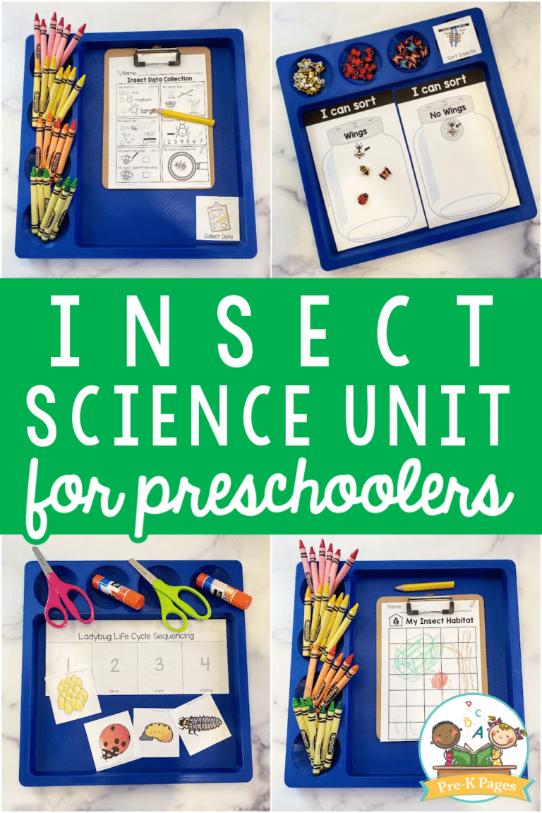 Insect Science Unit for Pre-K and Preschool - Pre-K Pages