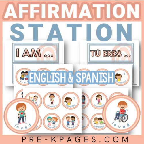 Affirmation Station - Pre-K Pages