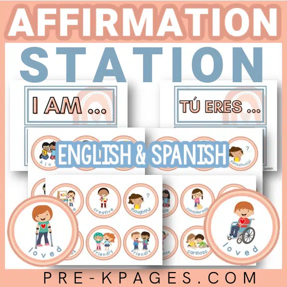 Affirmation Station - Pre-K Pages